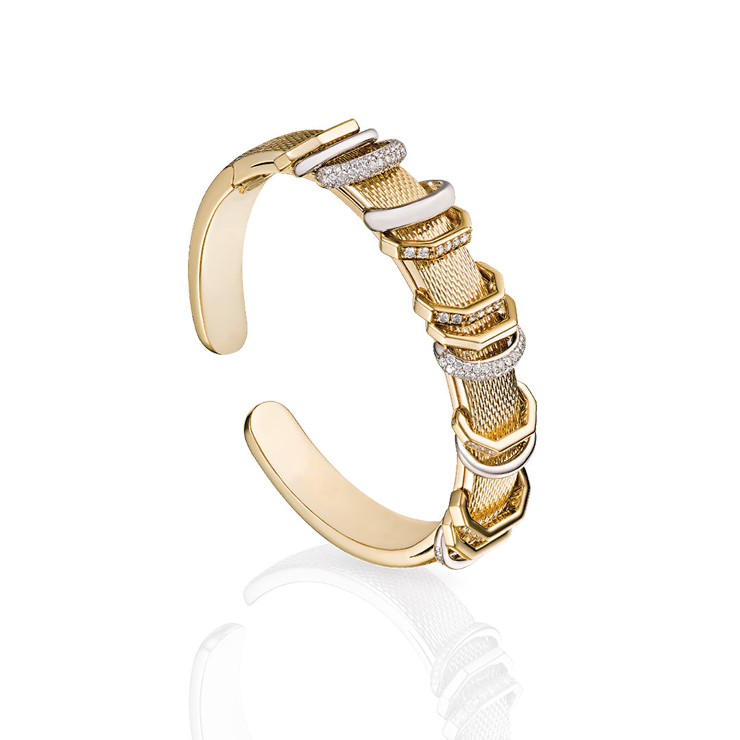 Flinking Whispering Truth Bracelet in 18K Yellow Gold – MARCELINE PARIS