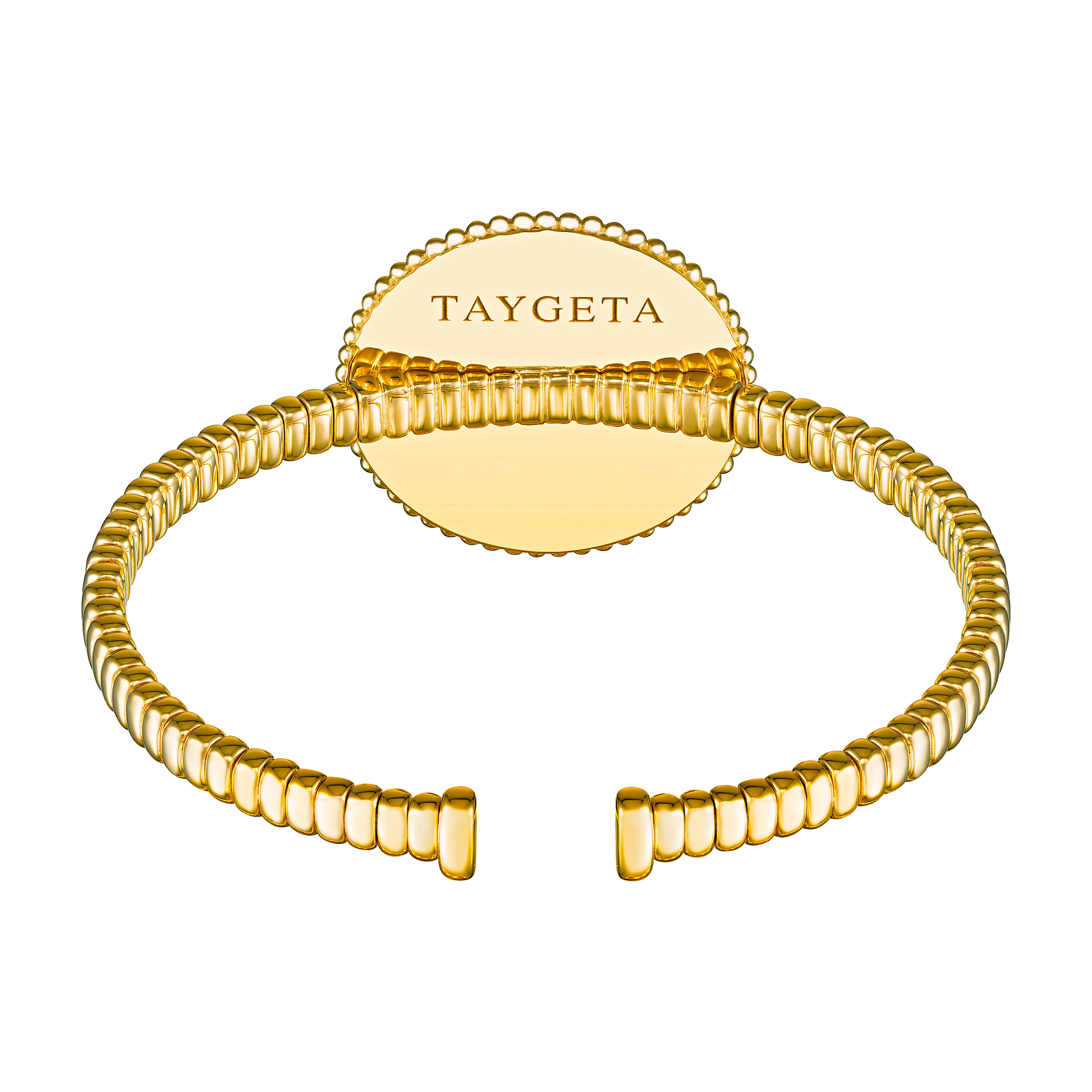 Taygeta Blue Sapphire Bracelet in 18K Yellow Gold and Sapphires ...